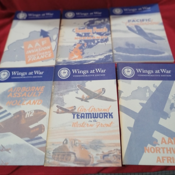 Accents | Rare Wings At War Commemorative Edition Six Books Chief Of ...